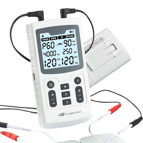 4 In 1 Electric Muscle Stimulator Interferential High-Frequency ...